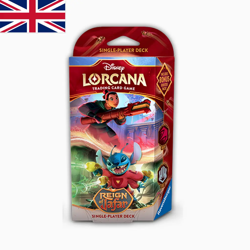 Lorcana Reign of Jafar Starter Deck Ruby & Steel - Lootcave